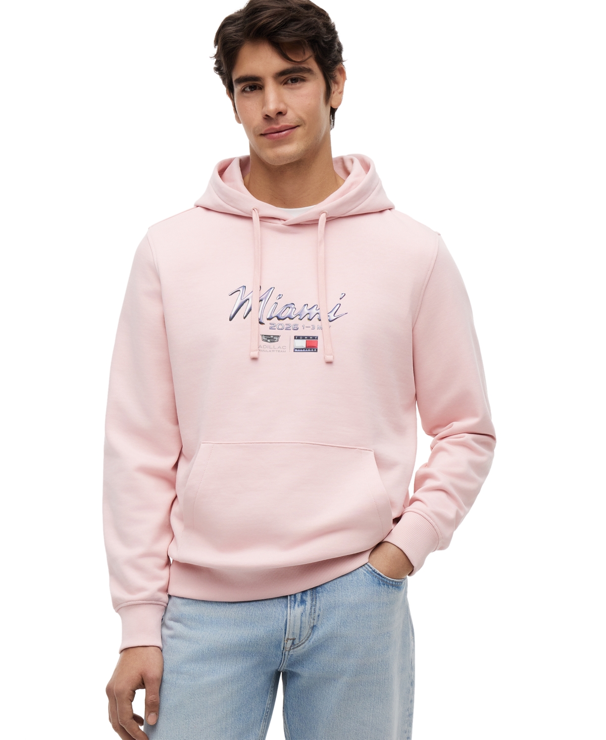 Click here for Tommy Hilfiger Mens Miami Graphic Hoodie - Delicat... prices