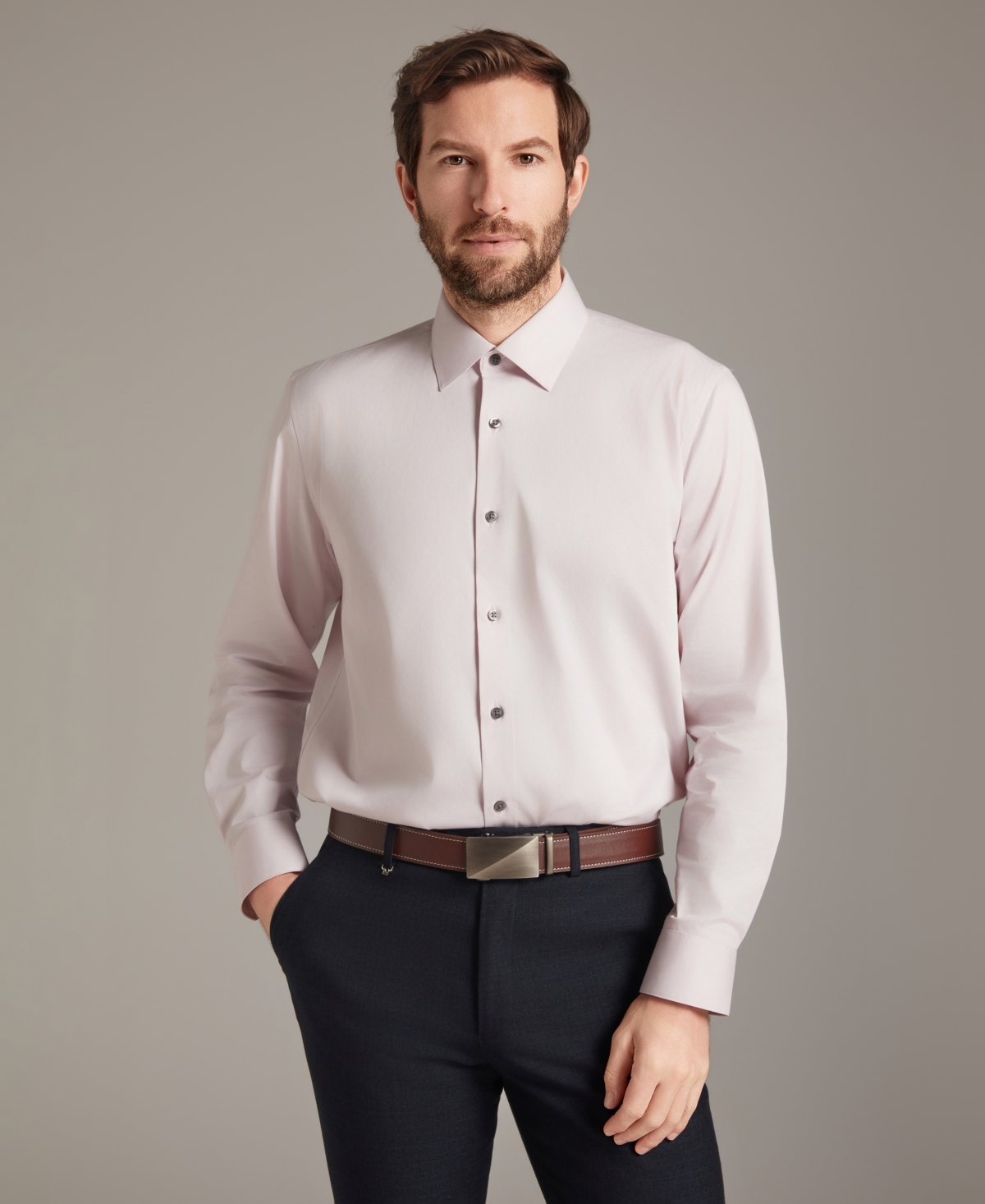 Click here for Alfani Mens Regular Fit Solid Dress Shirt  Macys E... prices
