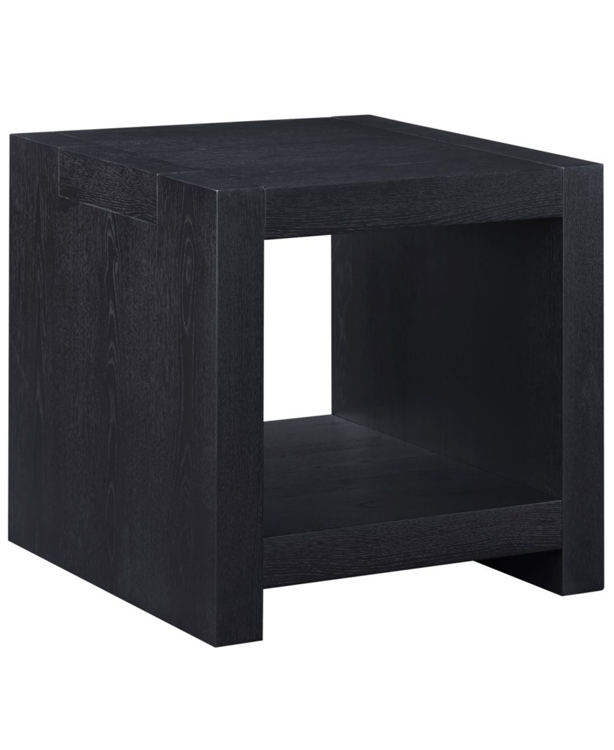 Click here for Axel 24 Acacia Veneer Square End Table - Black prices