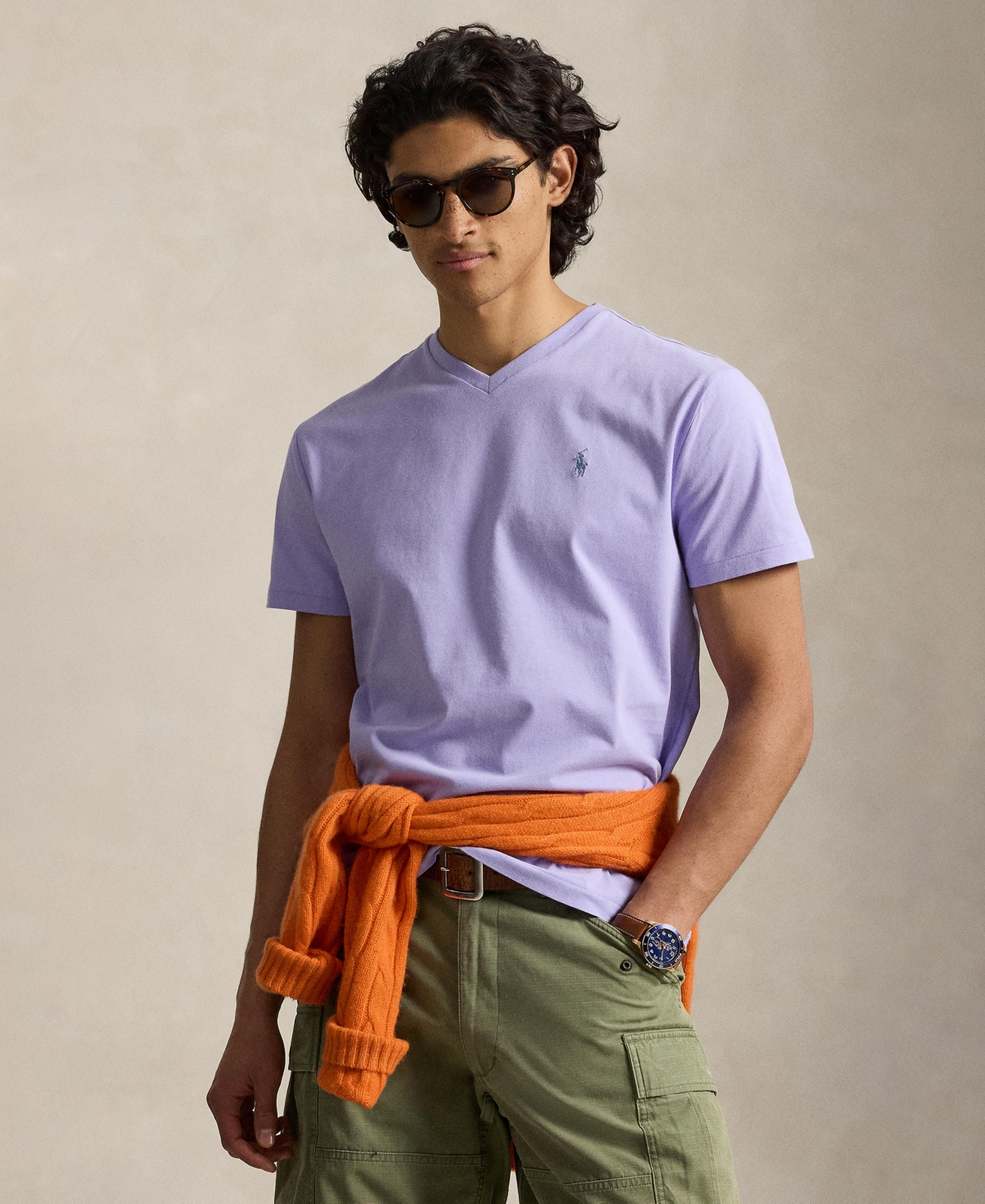 Click here for Polo Ralph Lauren Mens Classic-Fit V Neck T-Shirt... prices