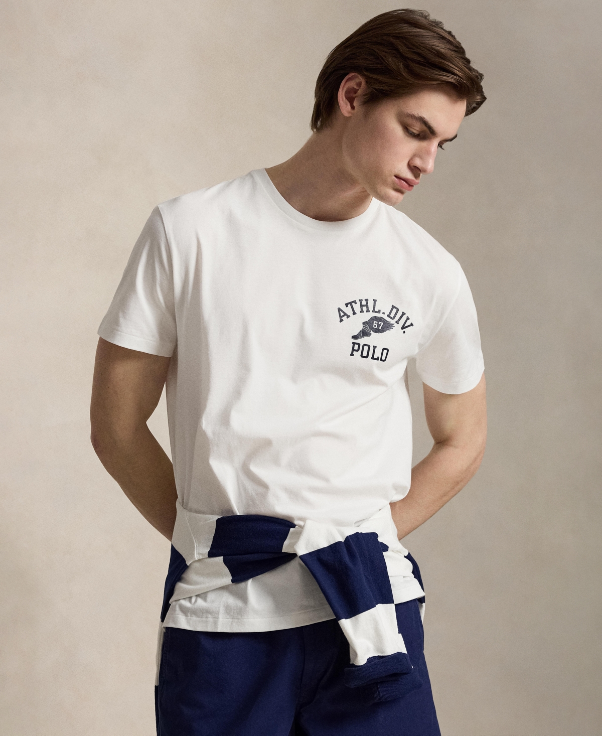 Click here for Polo Ralph Lauren Mens Crew Neck T-shirt - White prices