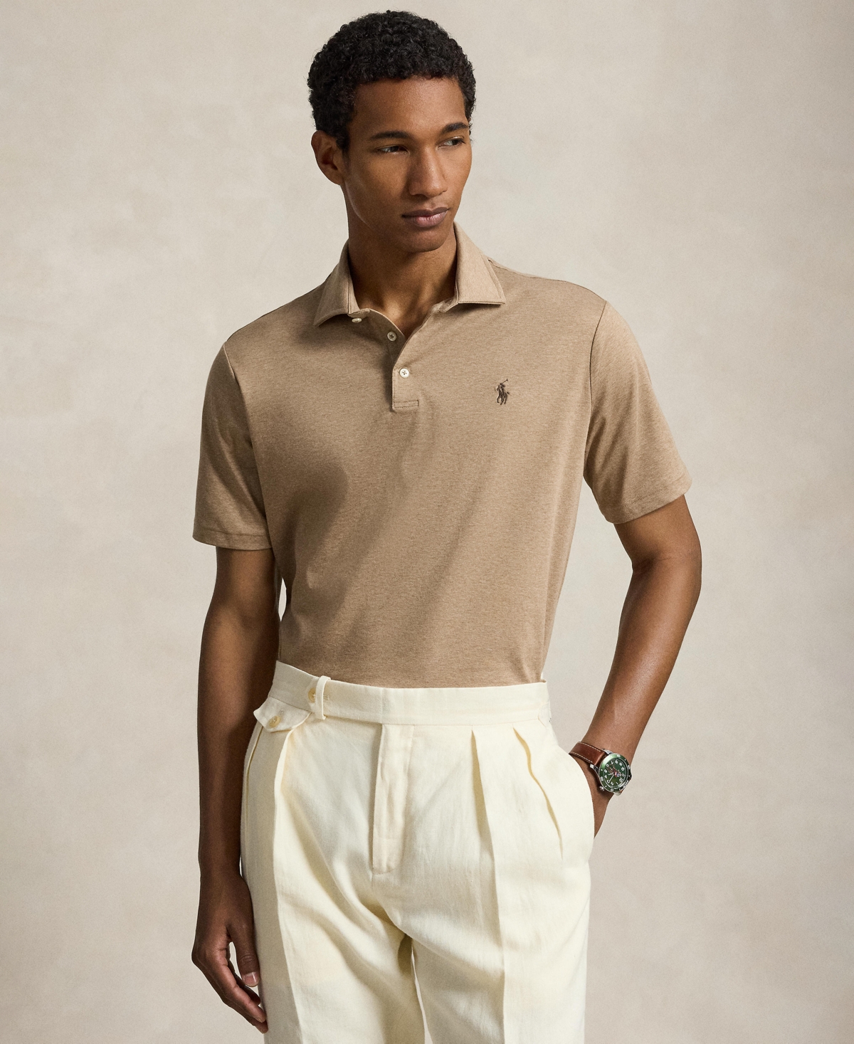 Click here for Polo Ralph Lauren Mens Classic-Fit Polo Shirt - Gr... prices