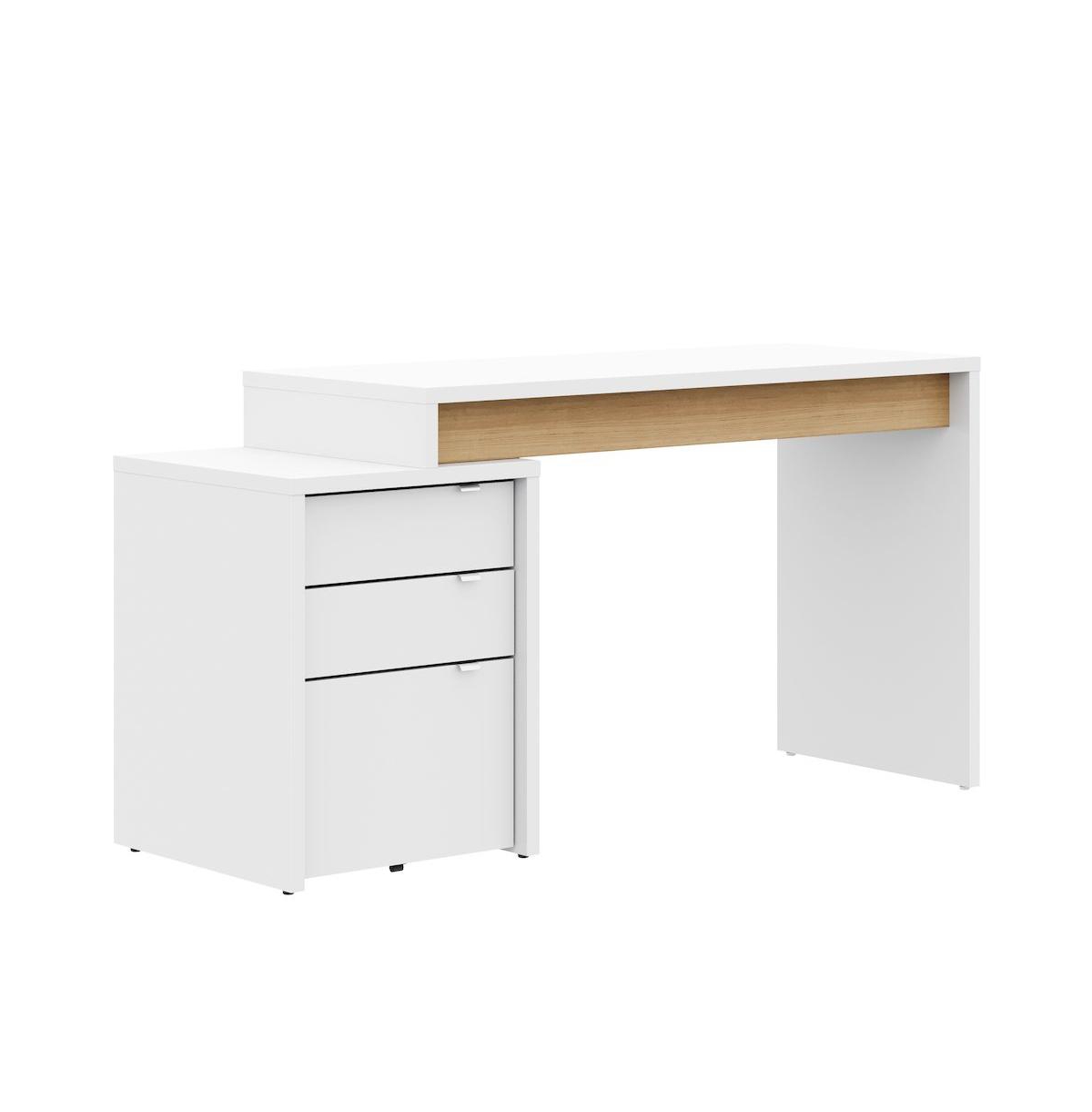 Click here for Nexera Desk and 3-Drawer Filling Cabinet - White a... prices