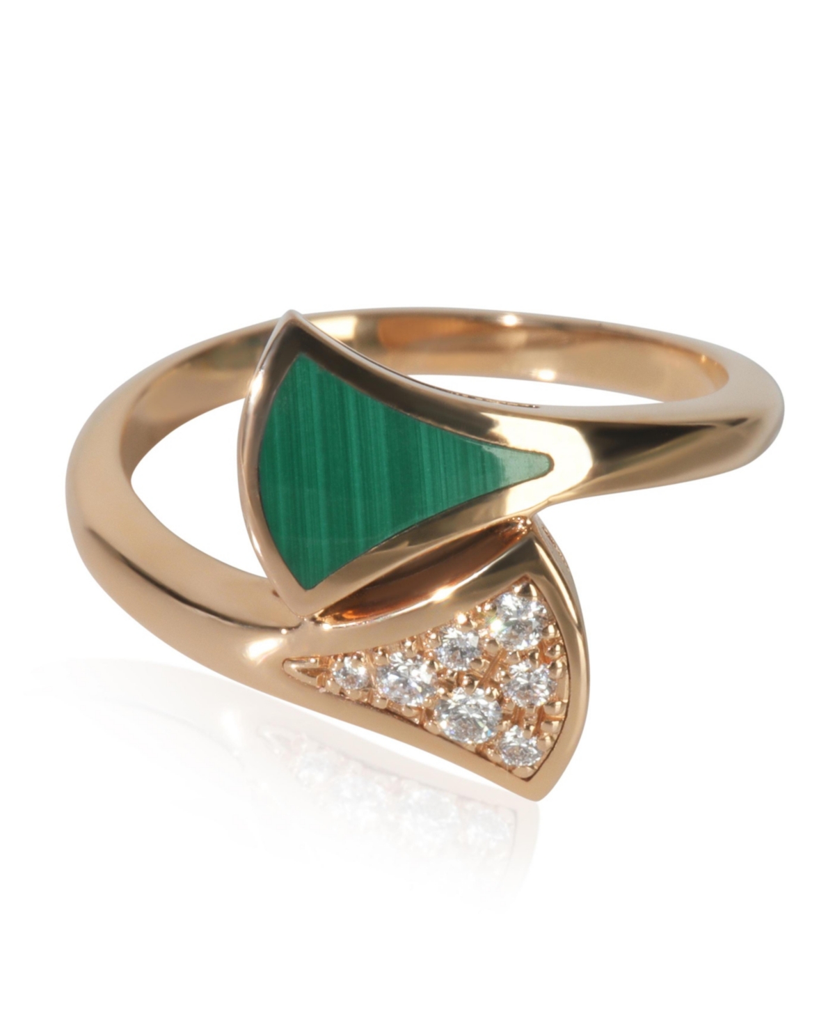 Click here for Bvlgari Gold Malachite and Diamond Divas Dream Rin... prices