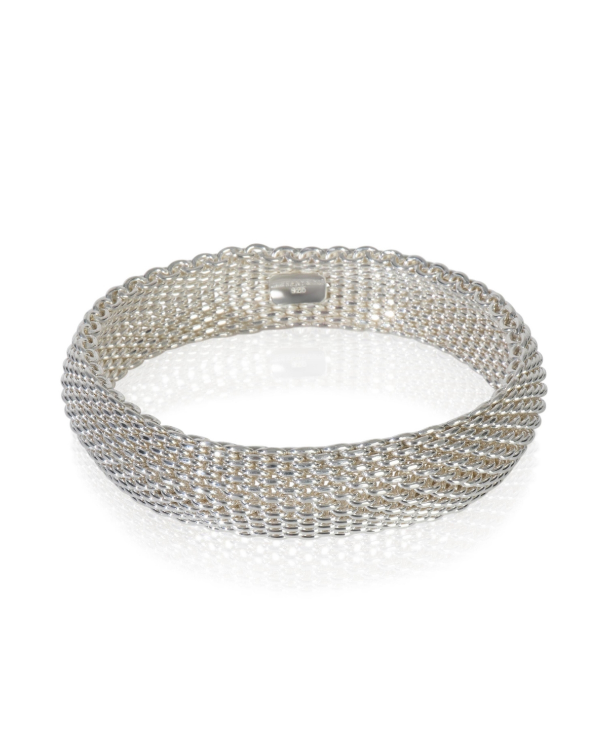 Click here for Tiffany & Co. Sterling Silver Somerset Mesh Bracel... prices