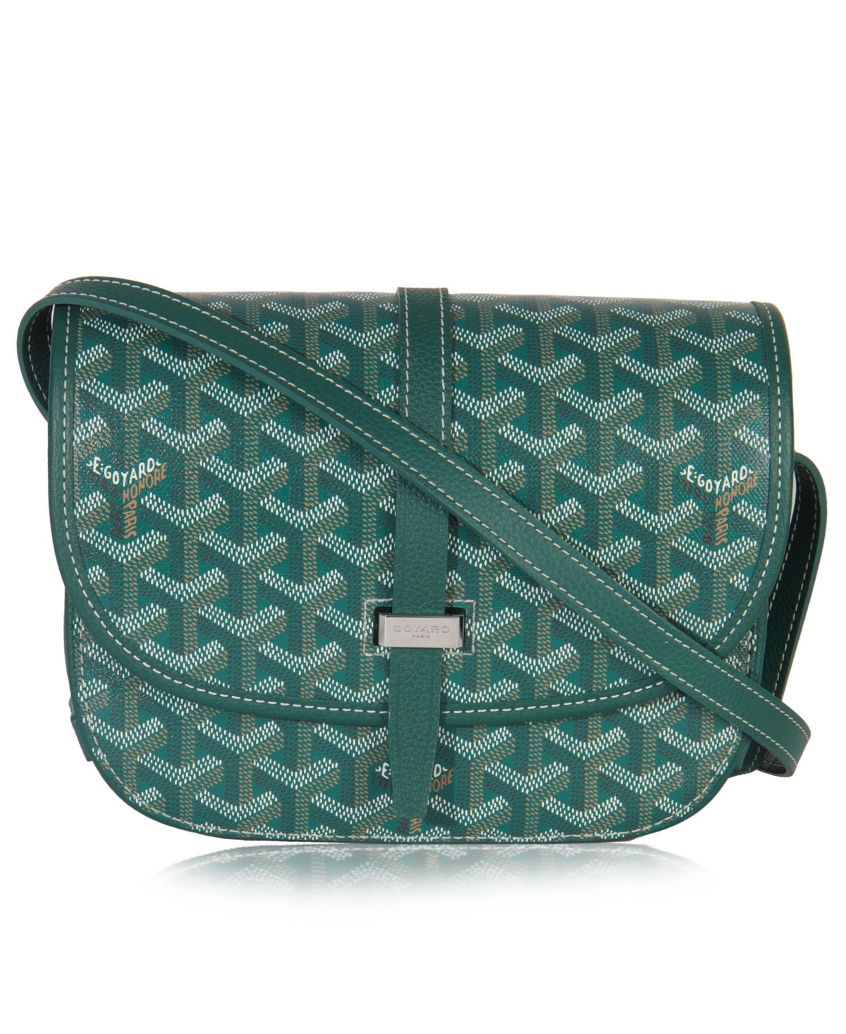 Click here for Pre-Owned Goyard Goyardine Canvas Belvedere Ii Pm... prices