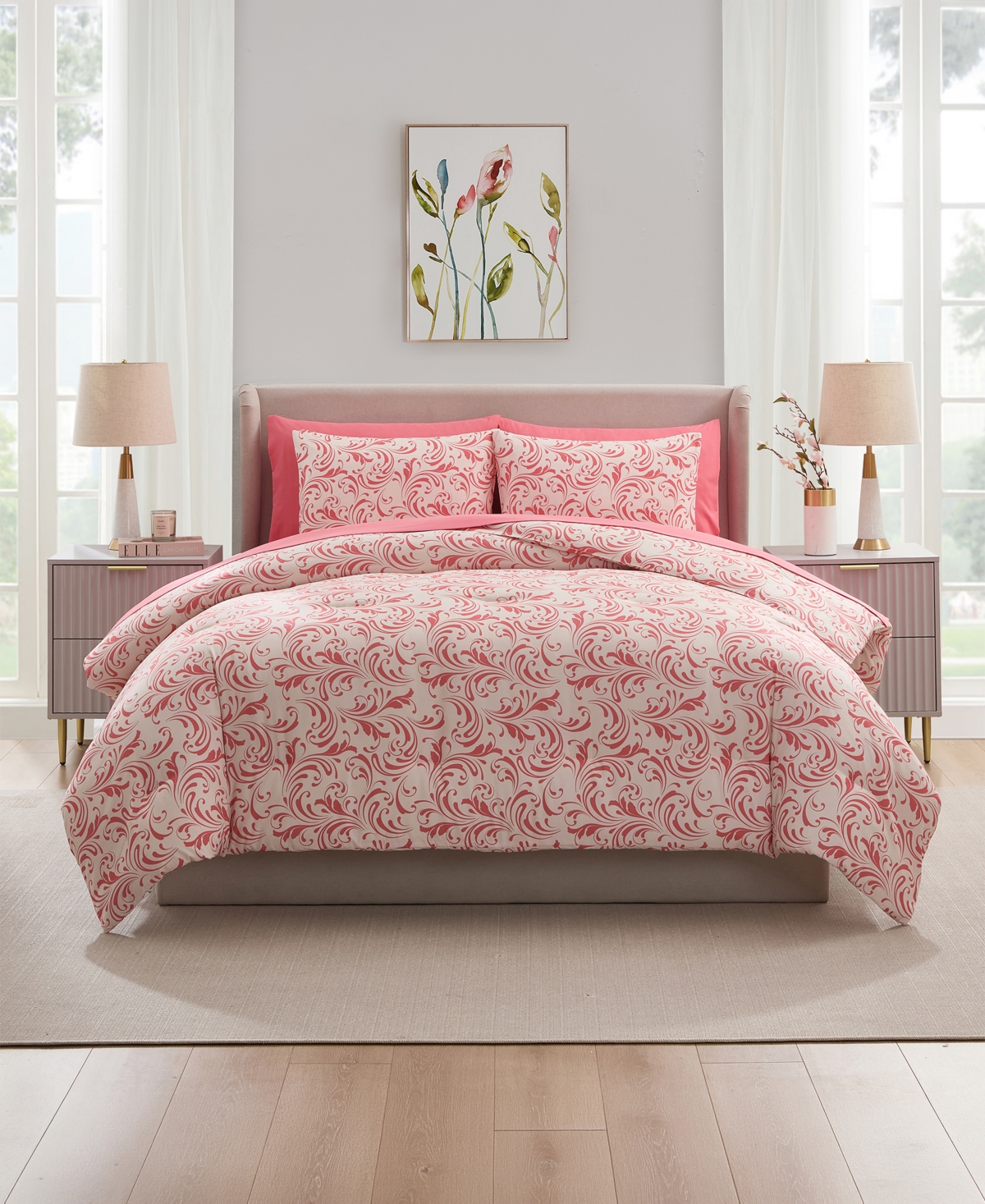 Click here for Nestl Luxury Soft Biomorphic Design 7-Pc. Comforte... prices