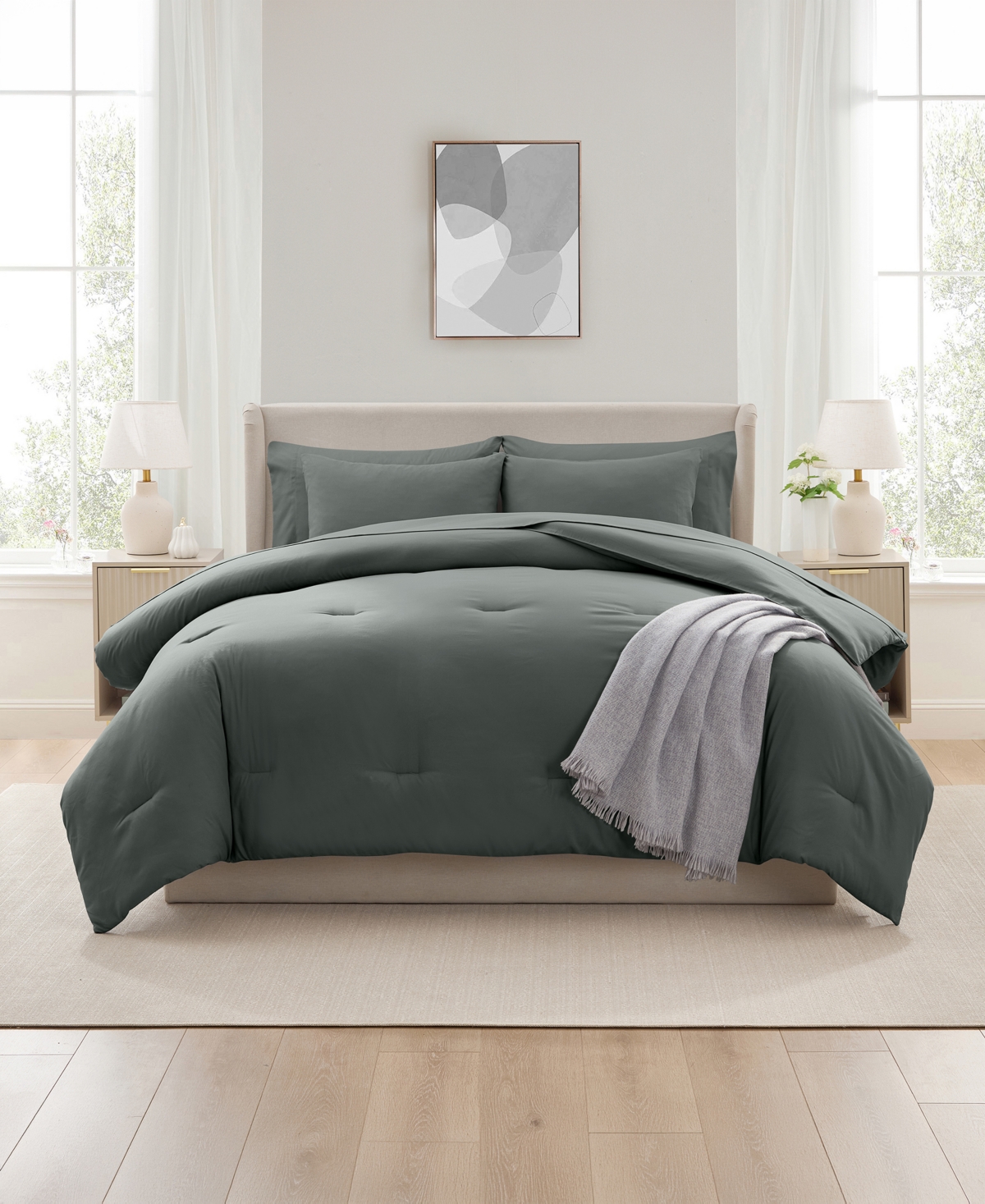 Click here for Nestl Luxury Soft Modern Design 7-Pc. Comforter Se... prices