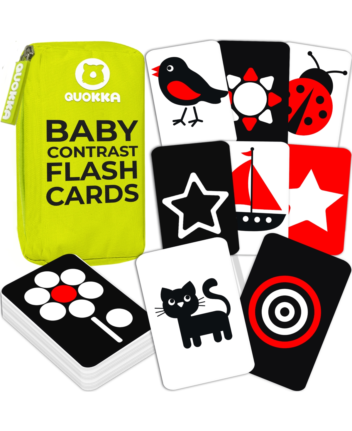 Click here for Quokka 60 High Contrast Baby Flash Cards 36 Months... prices