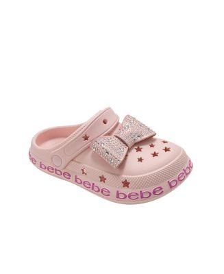 Bebe Little Girls EVE Lightweight Clogs - Slip - On with Rhinestone ...