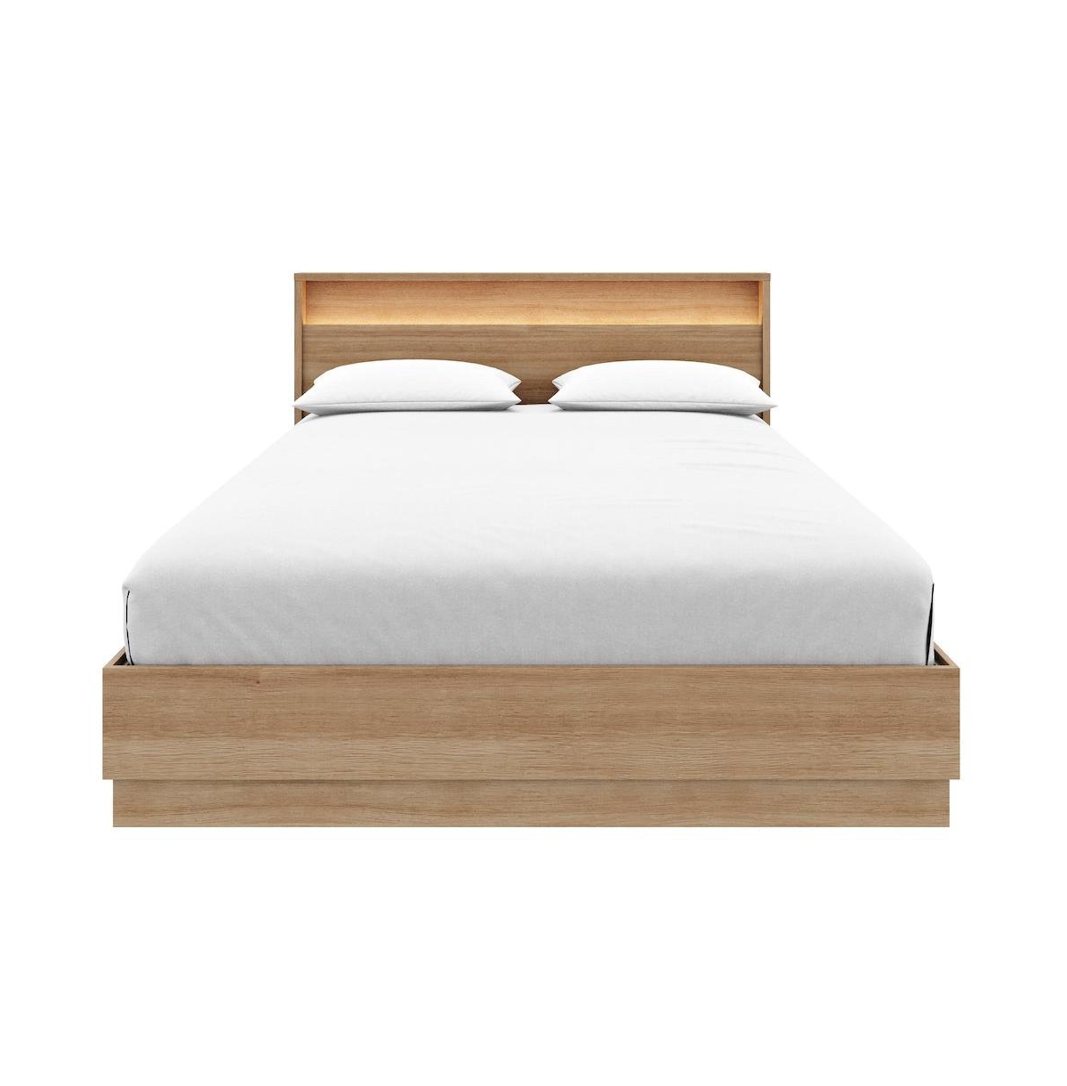 Click here for Nexera Harlow Slatted Bedframe and Headboard with... prices