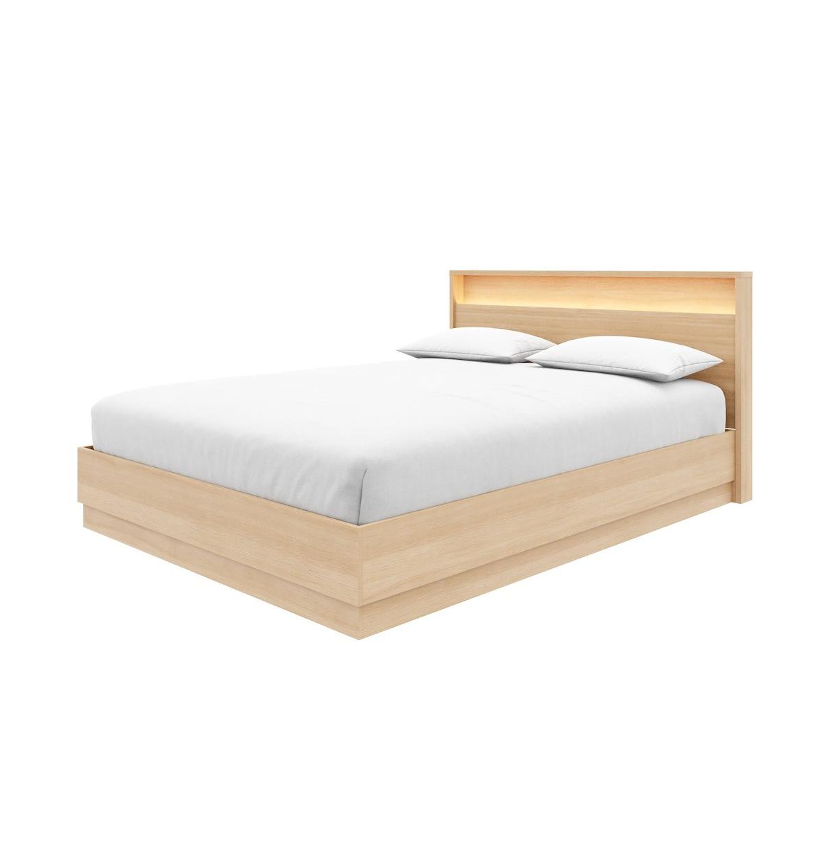 Click here for Nexera Harlow Slatted Bedframe and Headboard with... prices