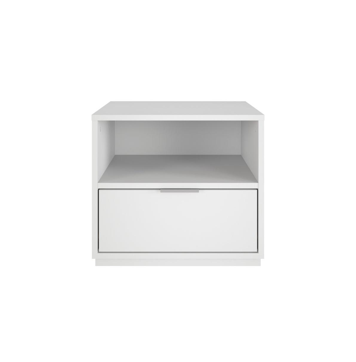 Click here for Nexera Hunter Nightstand - White prices