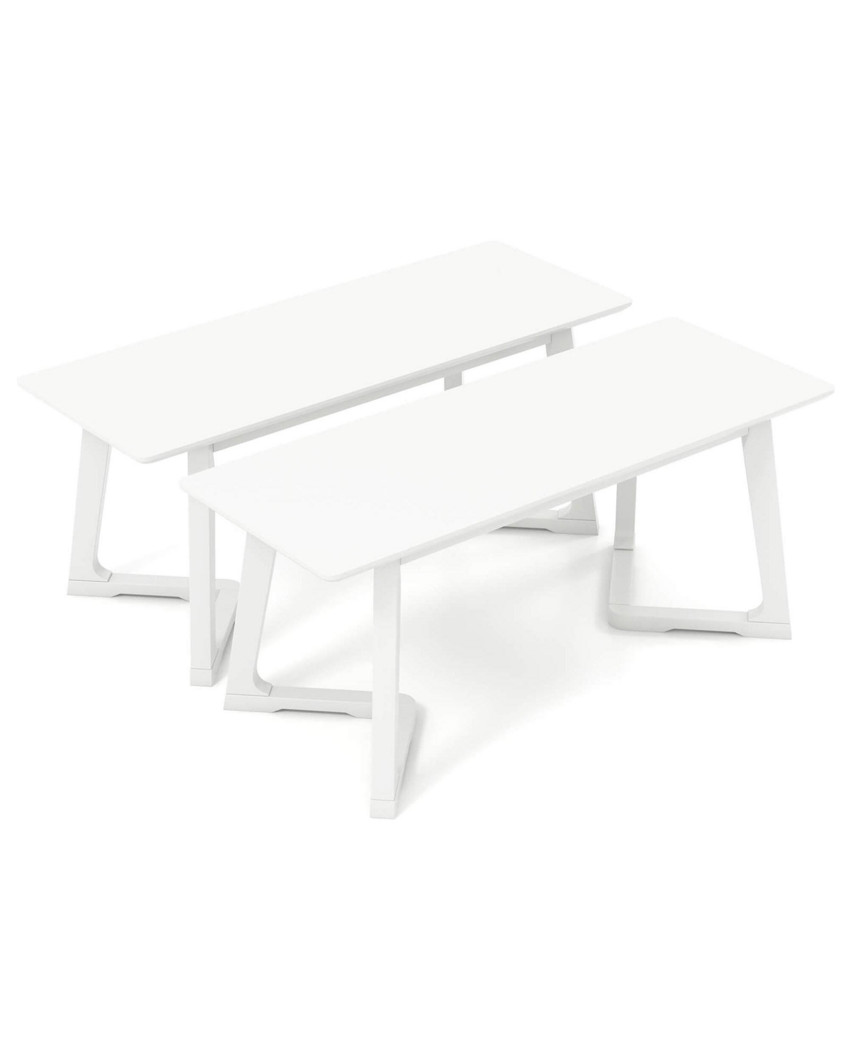 Click here for 2 Pcs 42" Modern Entryway Bench with Rubber W... prices