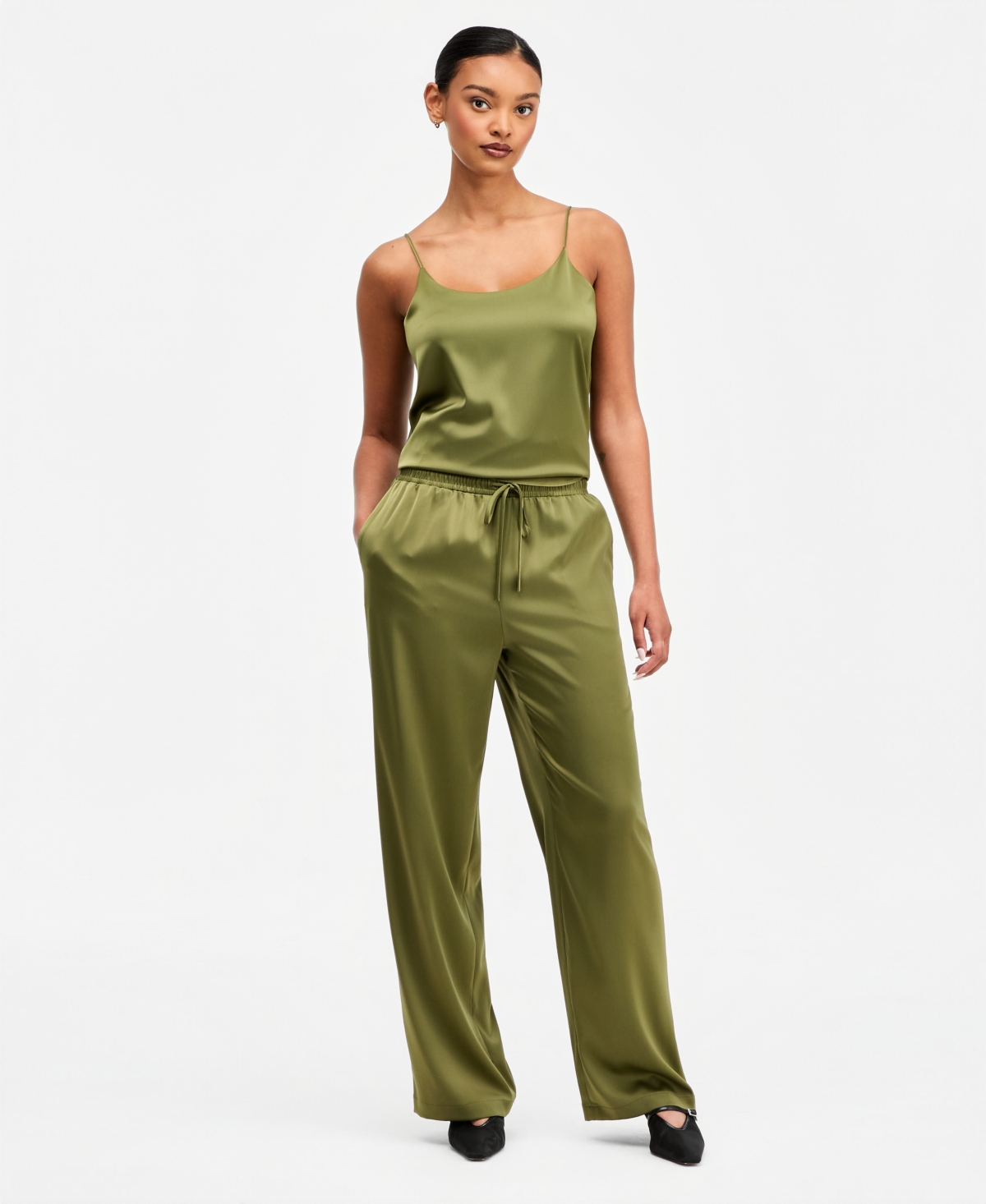 Click here for Bar Iii Womens Satin Pull-On Pants  Macys Exclusiv... prices