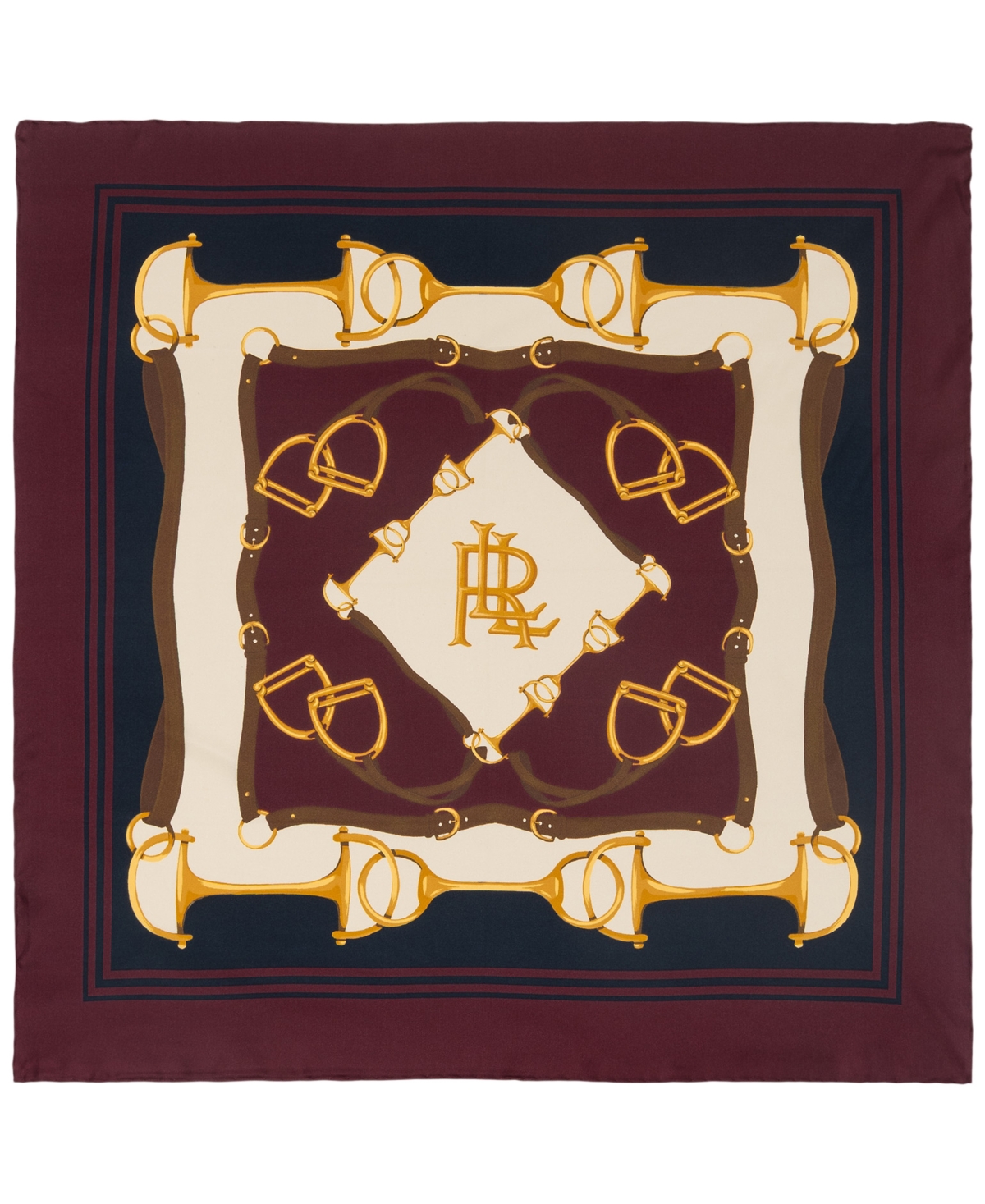 Click here for Lauren Ralph Lauren Equestrian Small Square Scarf... prices