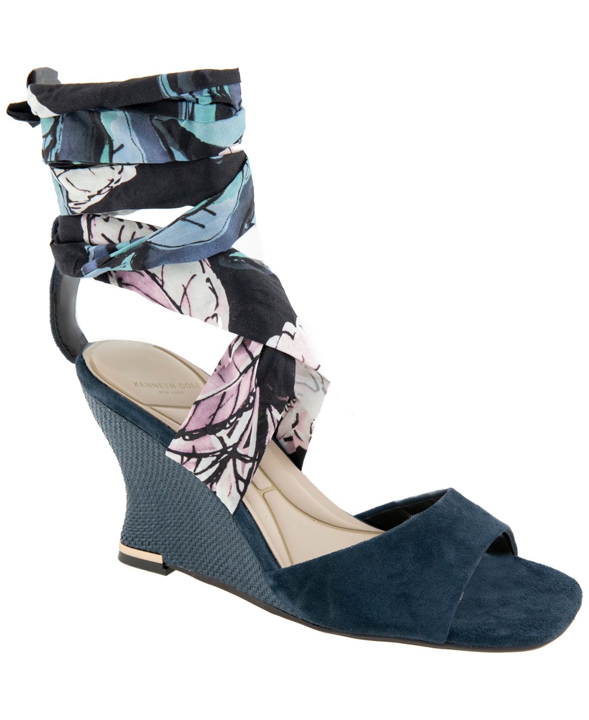 Click here for Kenneth Cole New York Womens Fabia Ankle-Wrap Wedg... prices