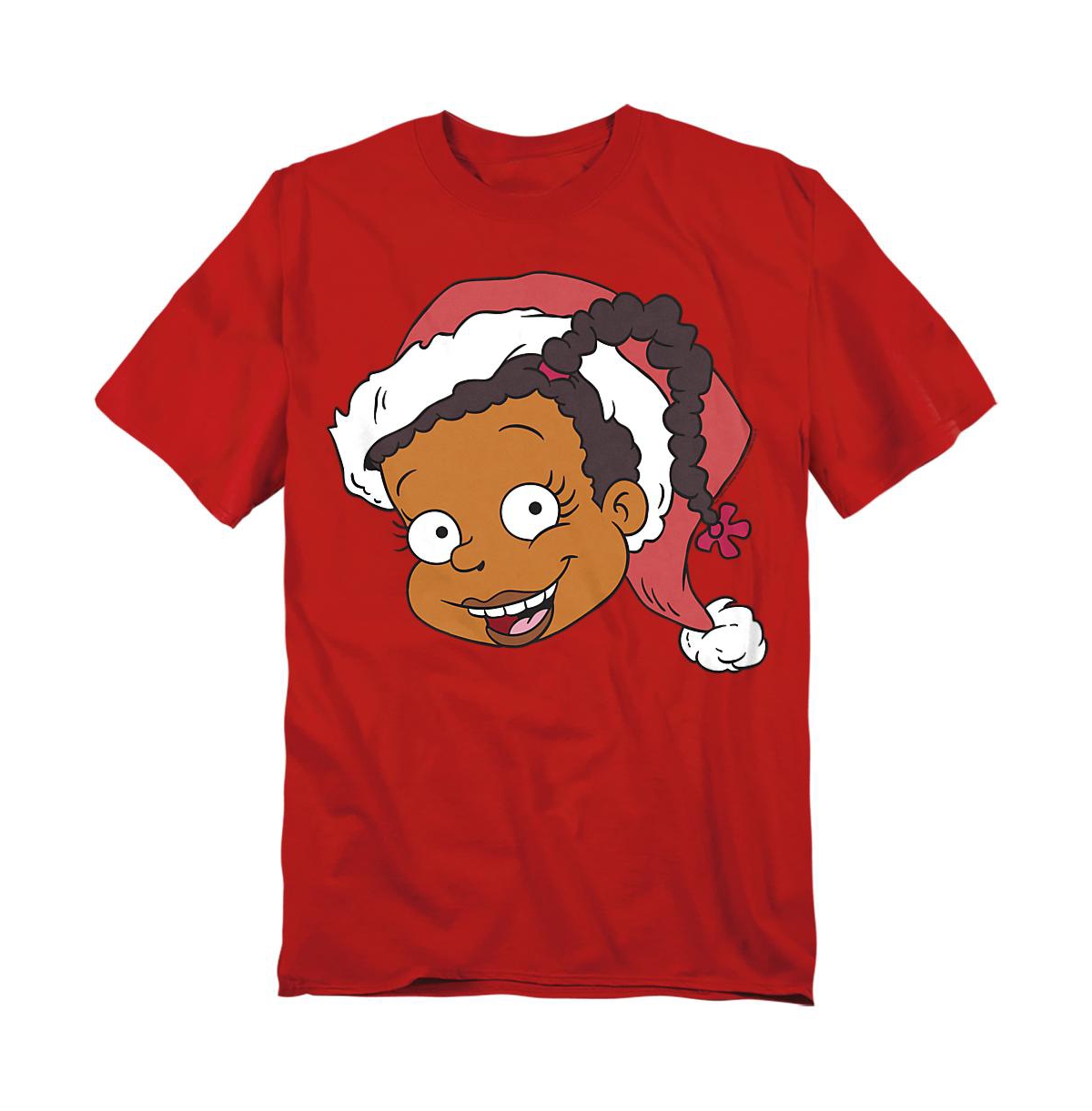 Click here for Rugrats Big & Tall Susie Santa Hat T-Shirt - Red prices