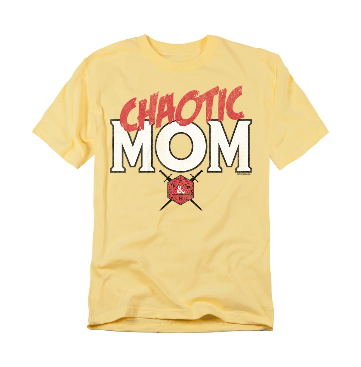Click here for D&D Mens Mothers Day Chaotic Mom T-Shirt - Banana prices