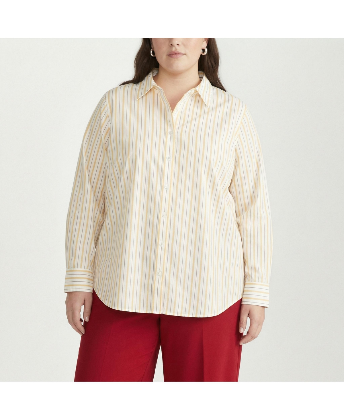 Click here for Universal Standard Plus Size Womens Madison Shirt... prices
