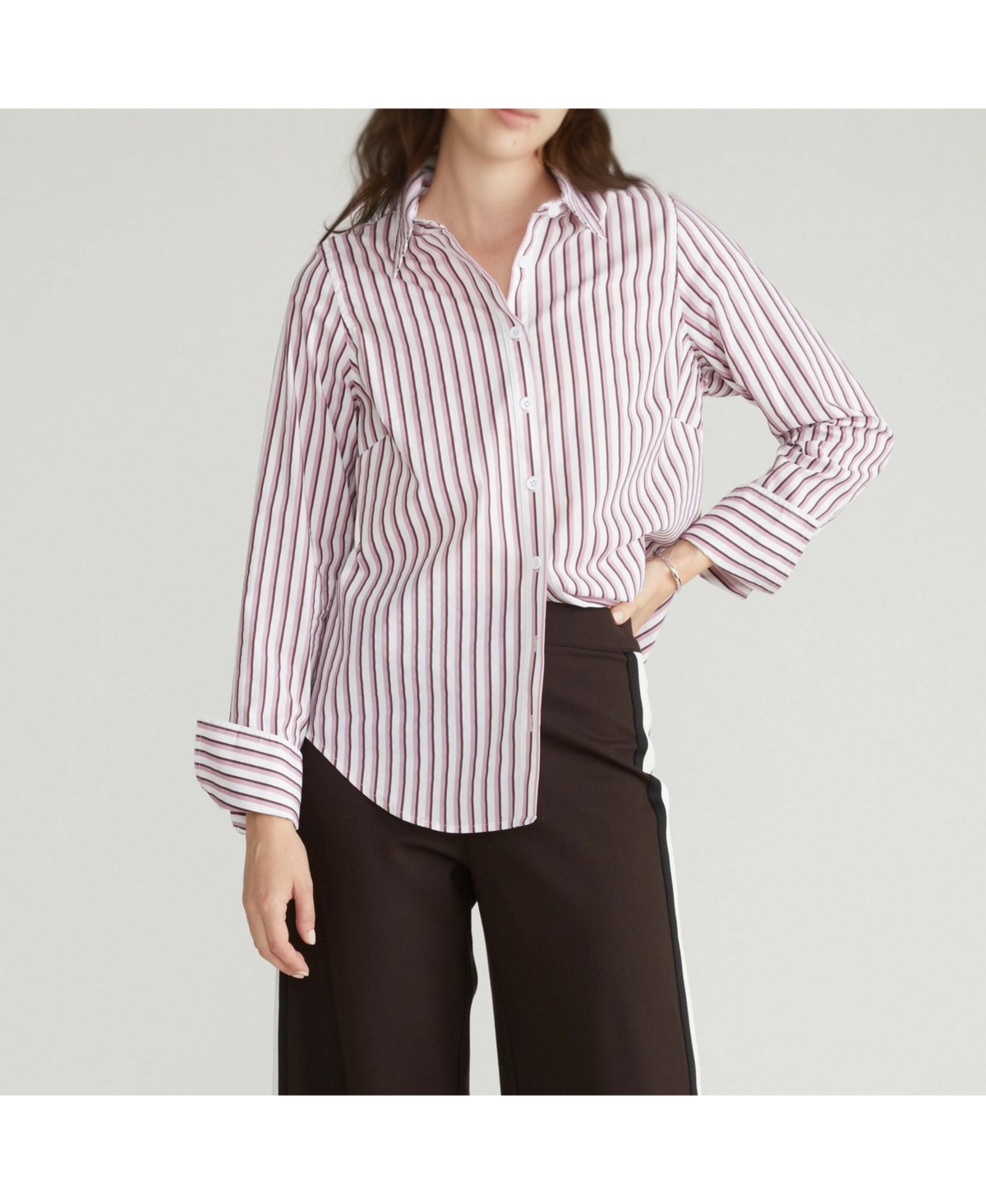 Click here for Universal Standard Plus Size Womens Madison Shirt... prices