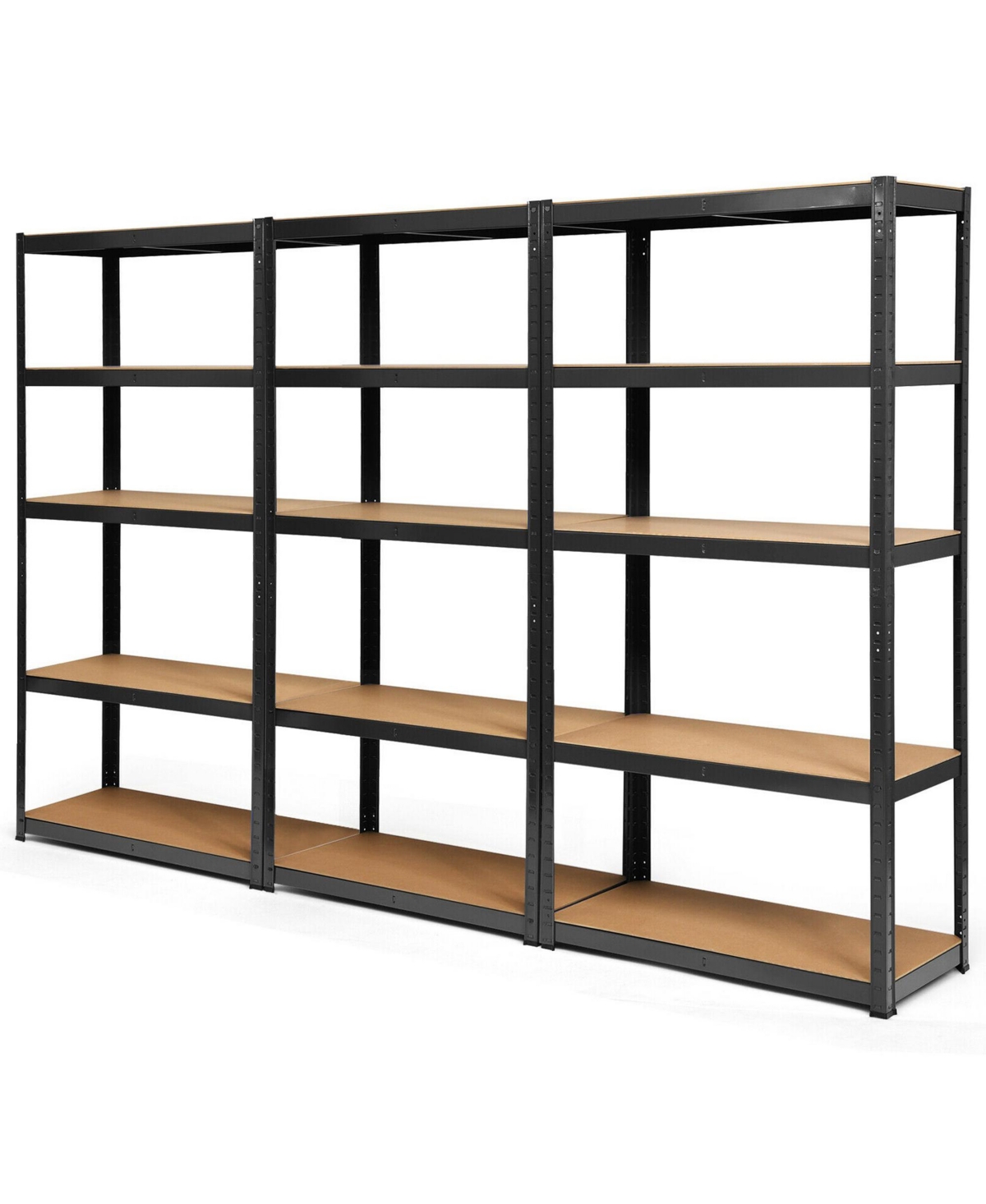 Click here for Gymax Metal 5-Tier Garage Storage Rack Shelf Adjus... prices