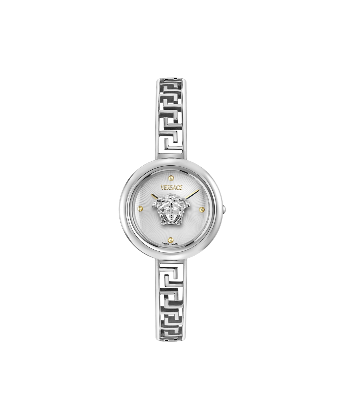 Click here for Versace Womens Medusa Eclipse Silver Stainless Ste... prices