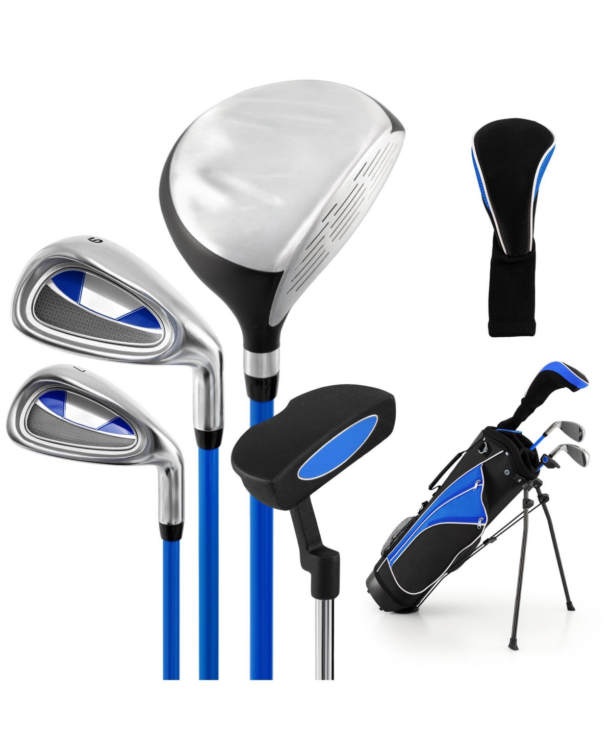 Click here for Mecale 5-Piece Portable Junior Golf Club Set  31&#... prices