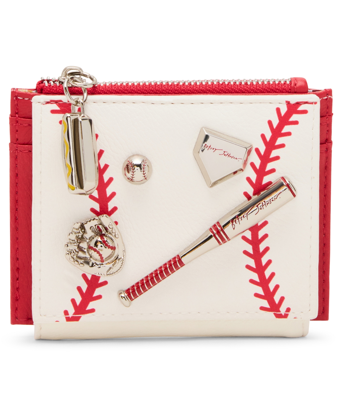 Click here for Betsey Johnson Skull Boss Trifold Wallet - Cream prices