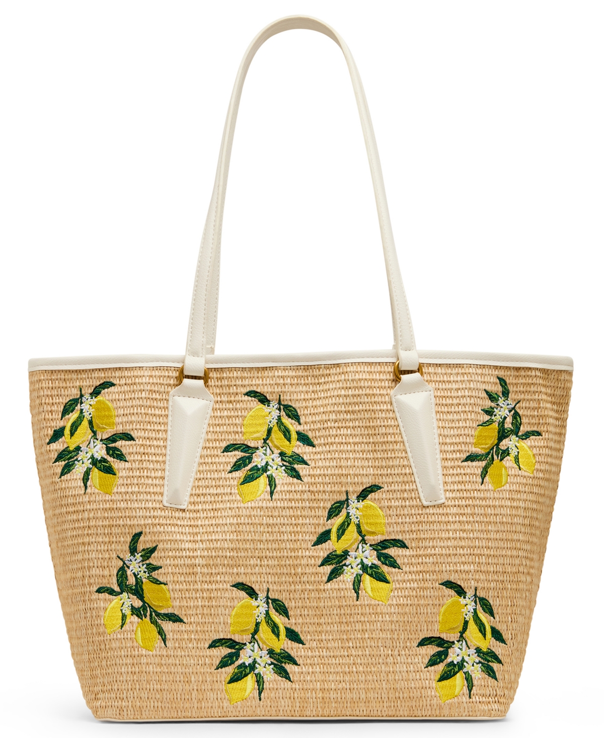 Click here for Betsey Johnson Skullicious Tote W/ Scarf - Natural prices