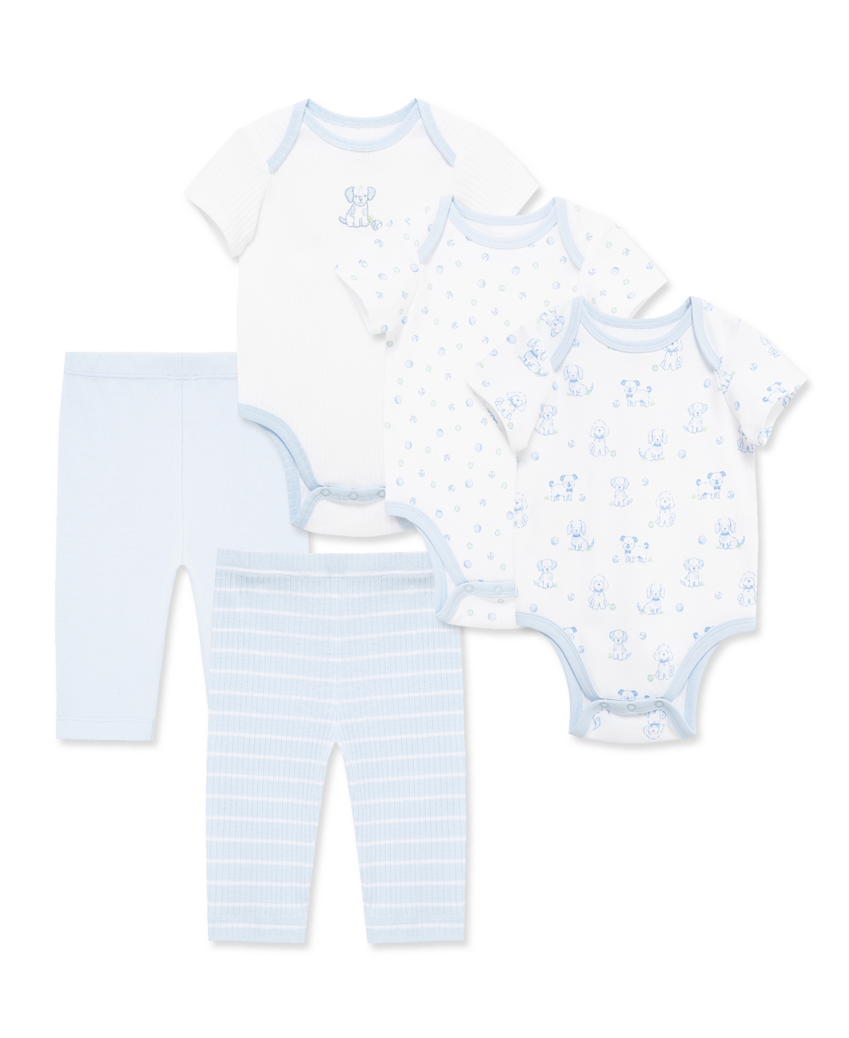 Click here for Little Me Baby Boys Puppies Bodysuit and Pants  5-... prices