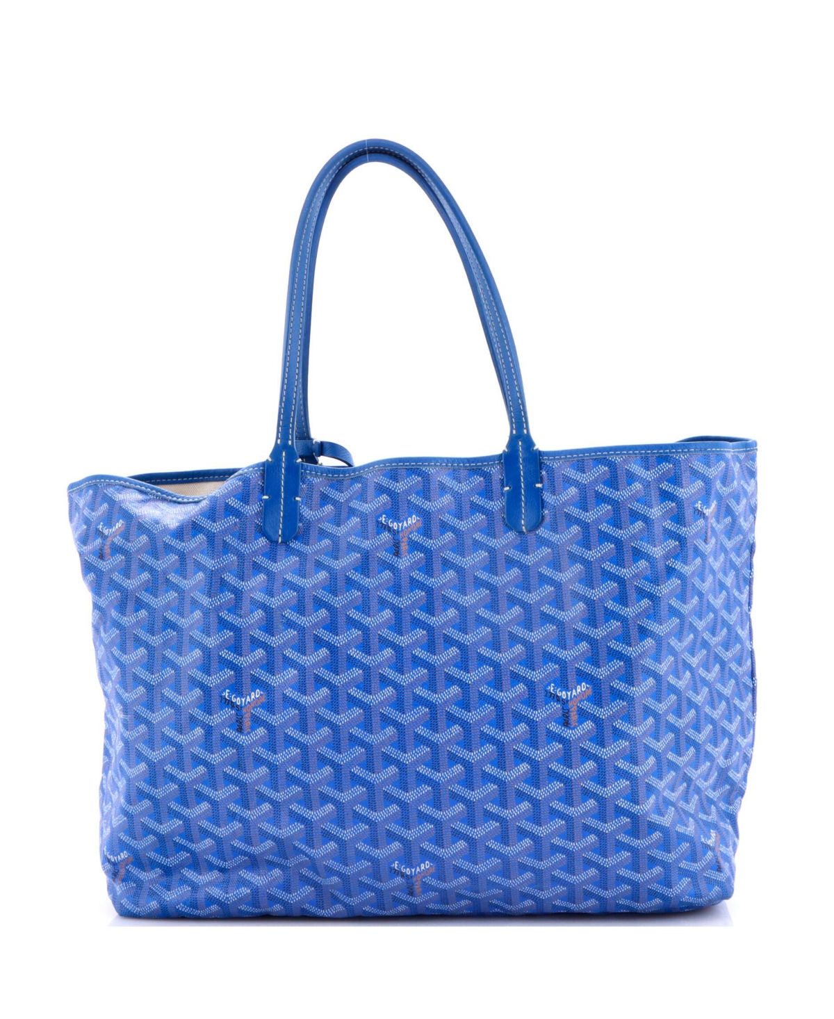 Click here for Pre-Owned Goyard Pm Saint Louis Tote Coated Canvas... prices