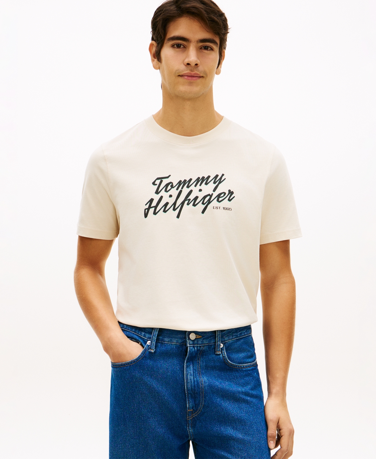 Click here for Tommy Hilfiger Mens Summer Graphic Crewneck T-Shir... prices