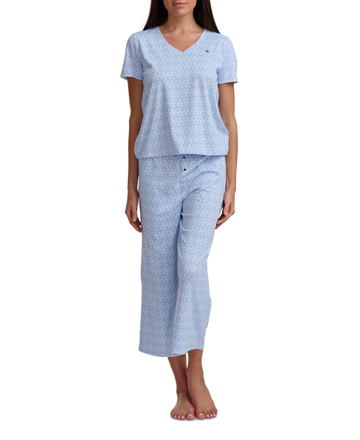 Click here for Tommy Hilfiger Womens 2-Pc. Short-Sleeve T-Shirt &... prices