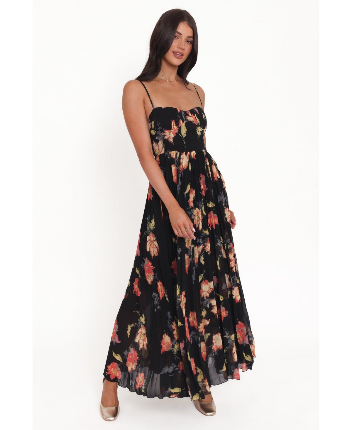 Click here for Petal and Pup Womens Achanti Pleated Maxi Dress -... prices