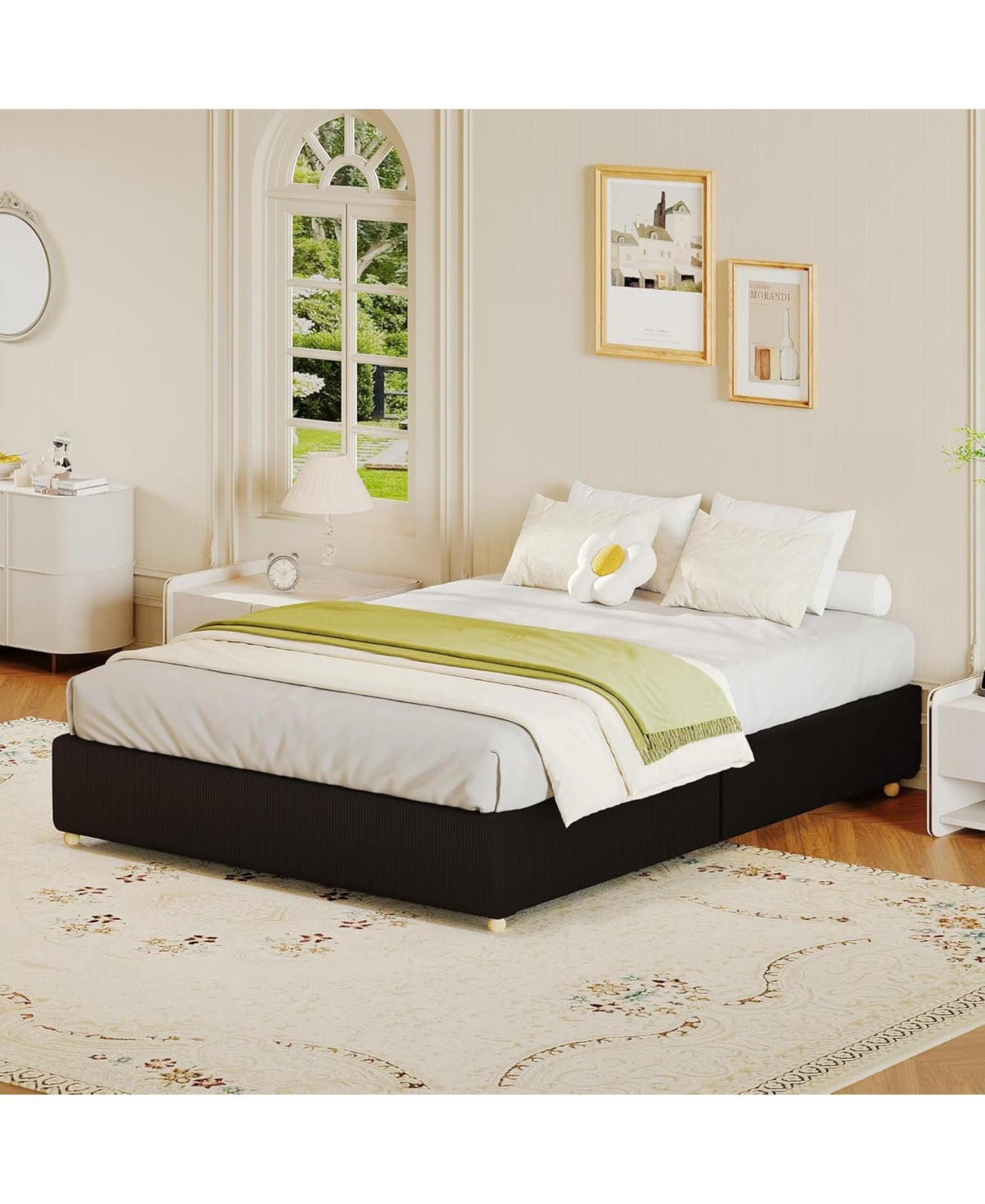 Click here for Gaomon Full Size Cloud Bed Frame，Corduroy L... prices