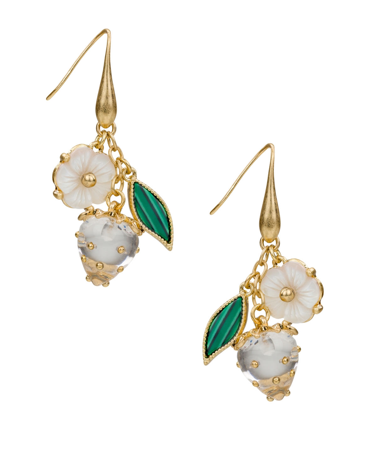 Click here for Patrica Nash Gold-Tone Plated Strawberry Wire Drop... prices