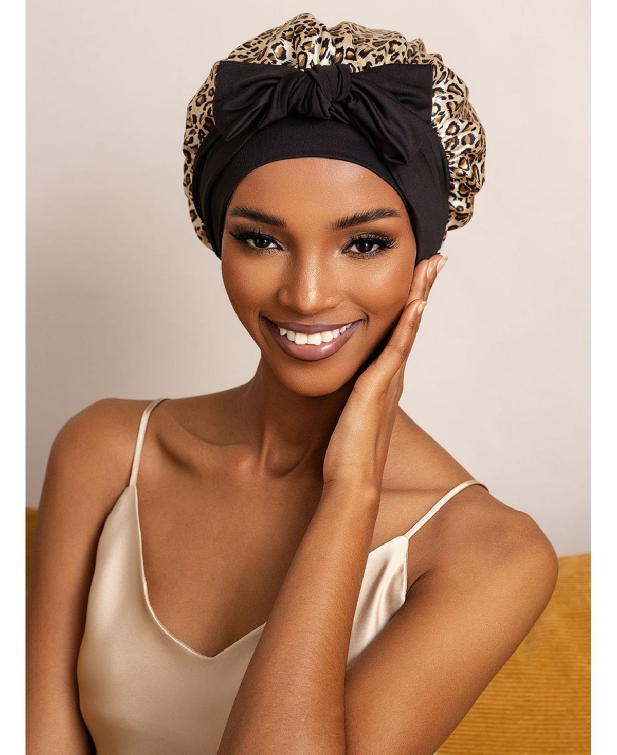 Click here for Silksilky Pure Silk Bowknot Tie Bonnet - Assorted... prices