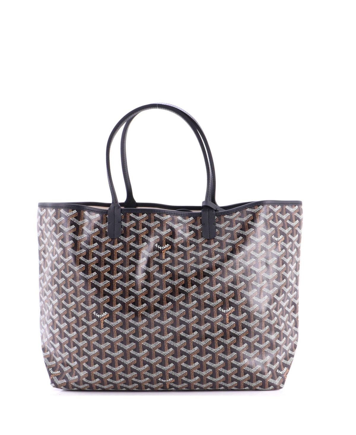 Click here for Pre-Owned Goyard Pm Saint Louis Tote Coated Canvas... prices