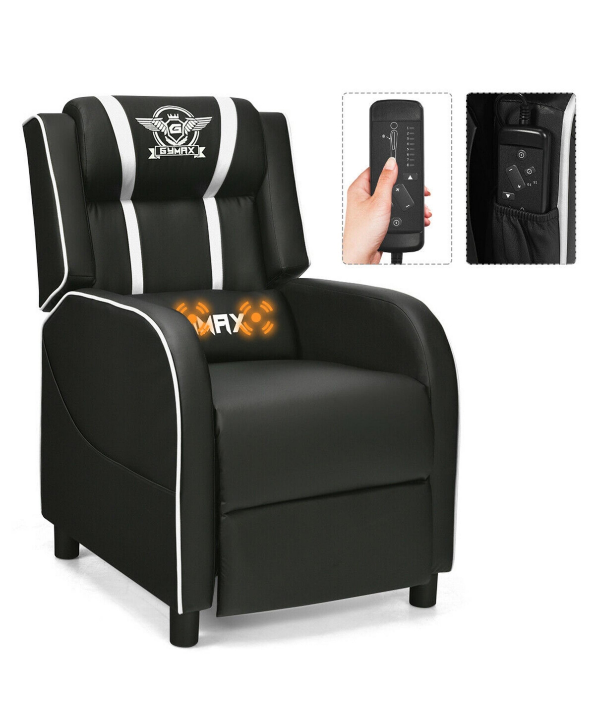 Click here for Gymax Massage Gaming Recliner Chair Racing Single... prices