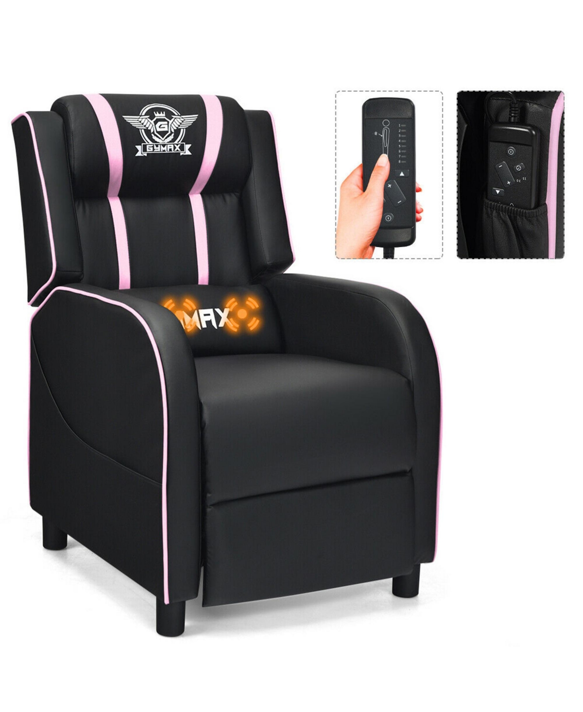 Click here for Gymax Massage Gaming Recliner Chair Racing Single... prices
