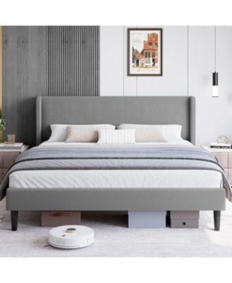 Click here for Gaomon Bed Frame With Upholstered Headboardwooden... prices