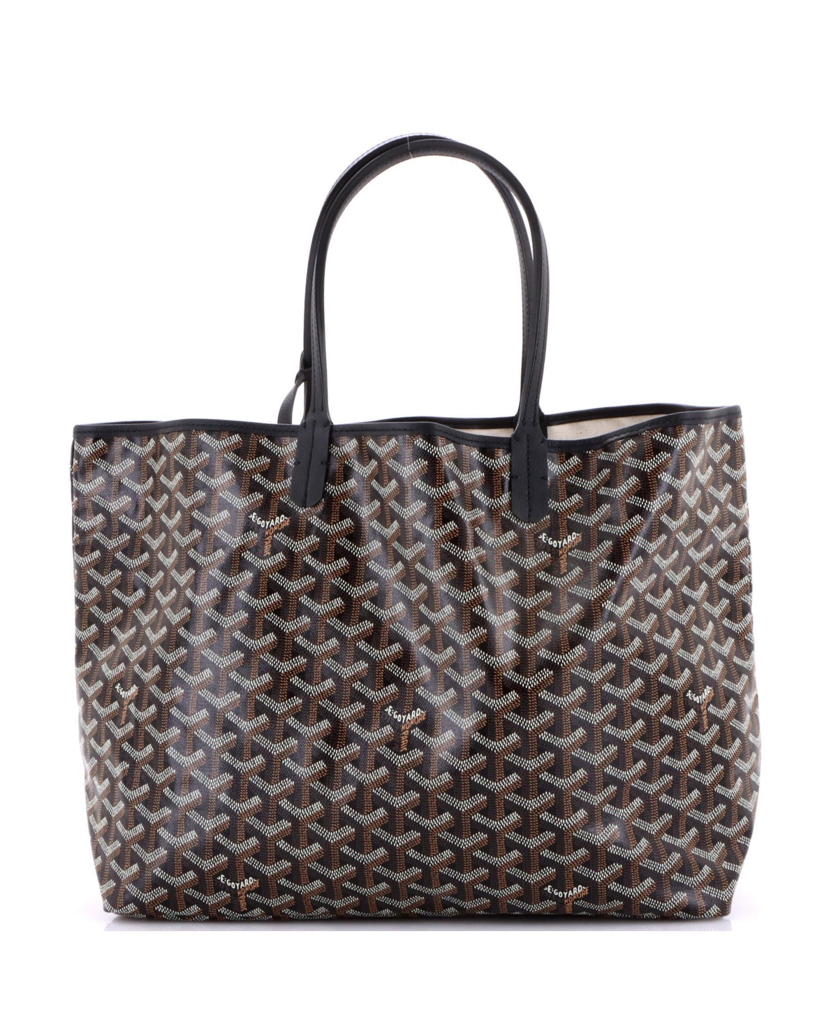 Click here for Pre-Owned Goyard Pm Saint Louis Tote Coated Canvas... prices