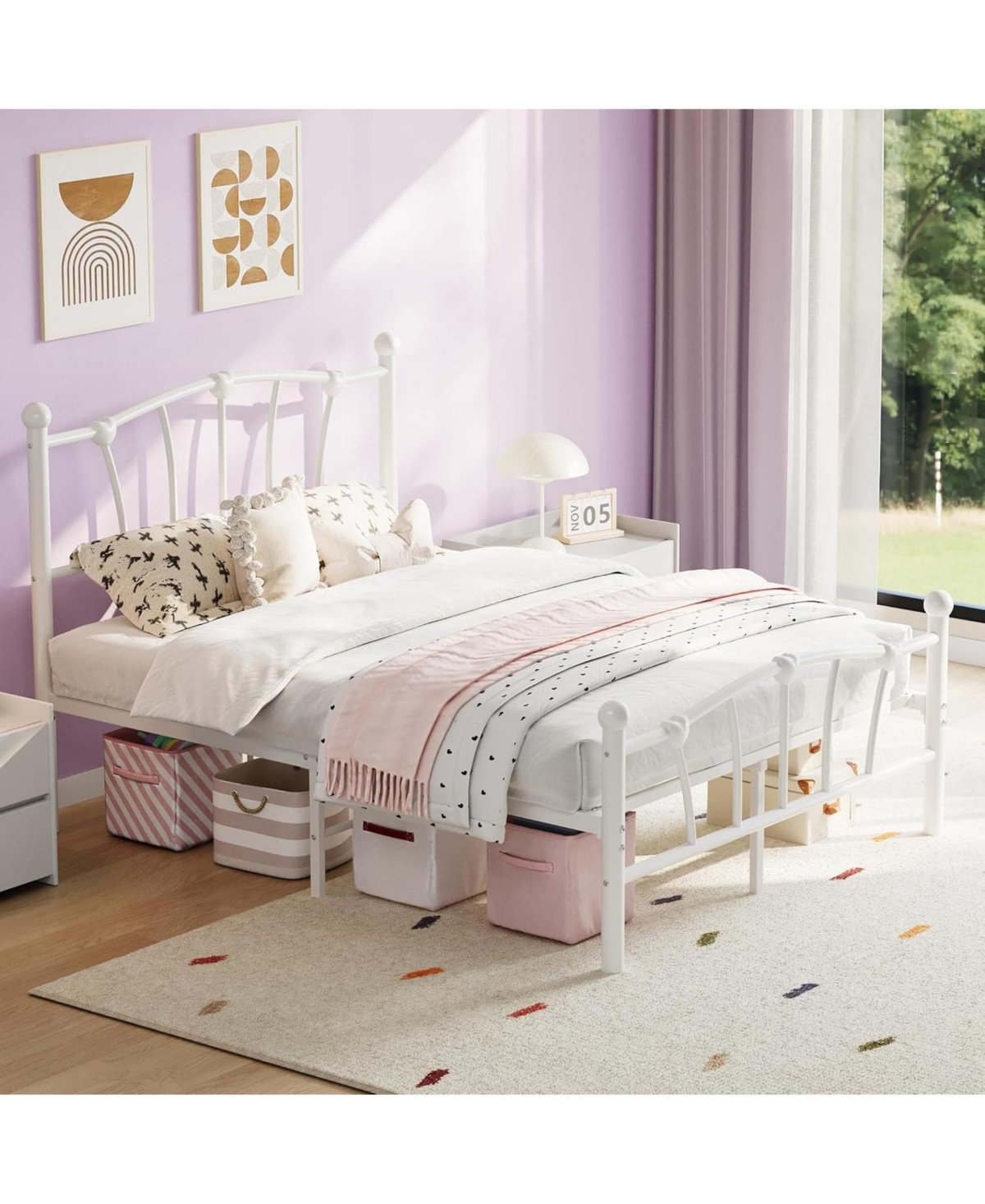 Click here for gaomon Full Size Metal Bed Frame  Full Bed Frames... prices