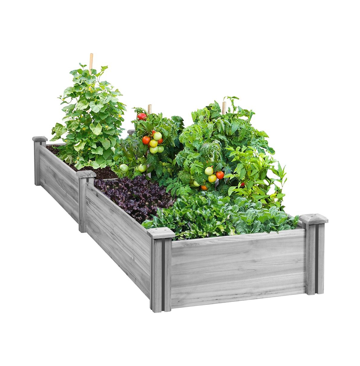 Click here for Yaheetech Wooden Raised Garden Bed Divisible Plant... prices