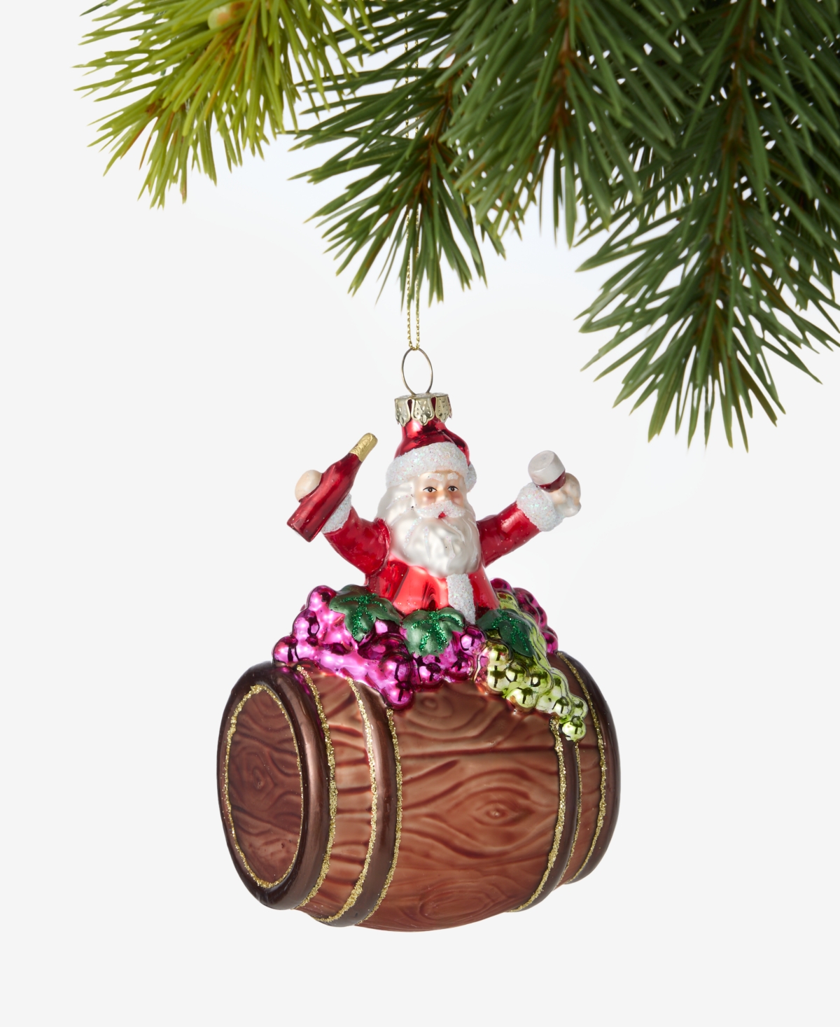 Click here for Holiday Lane Foodie & Spirits Santa with Wine Barr... prices