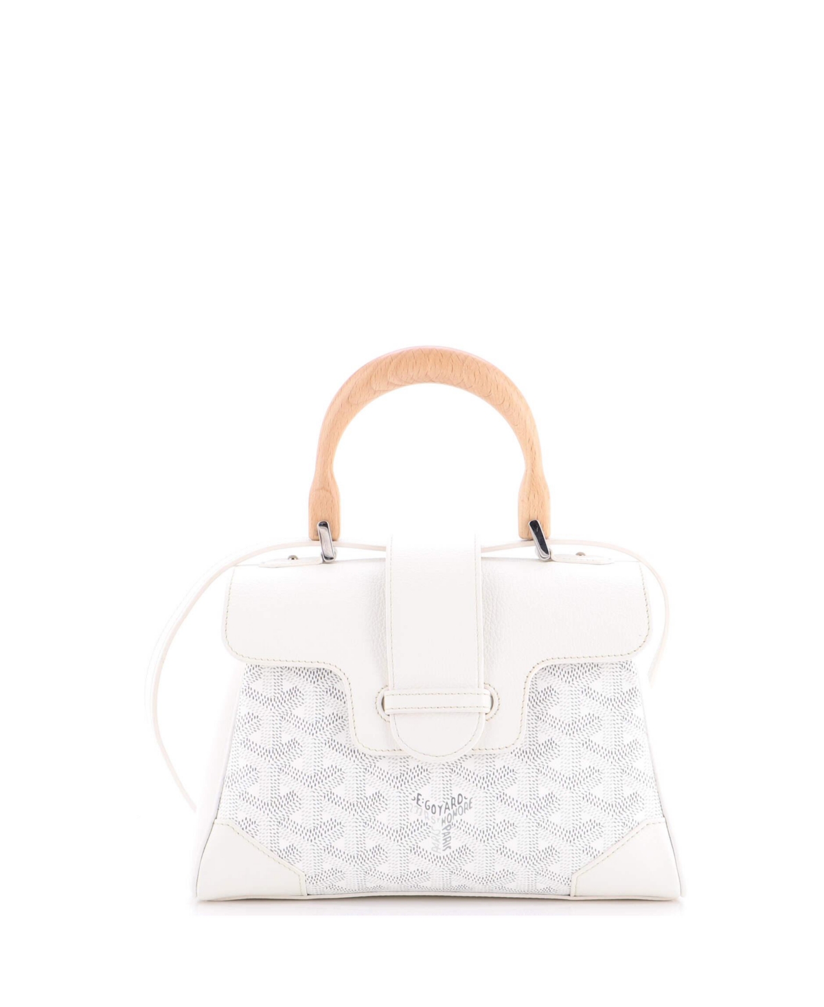 Click here for Pre-Owned Goyard Mini Saigon Top Handle Bag Coated... prices