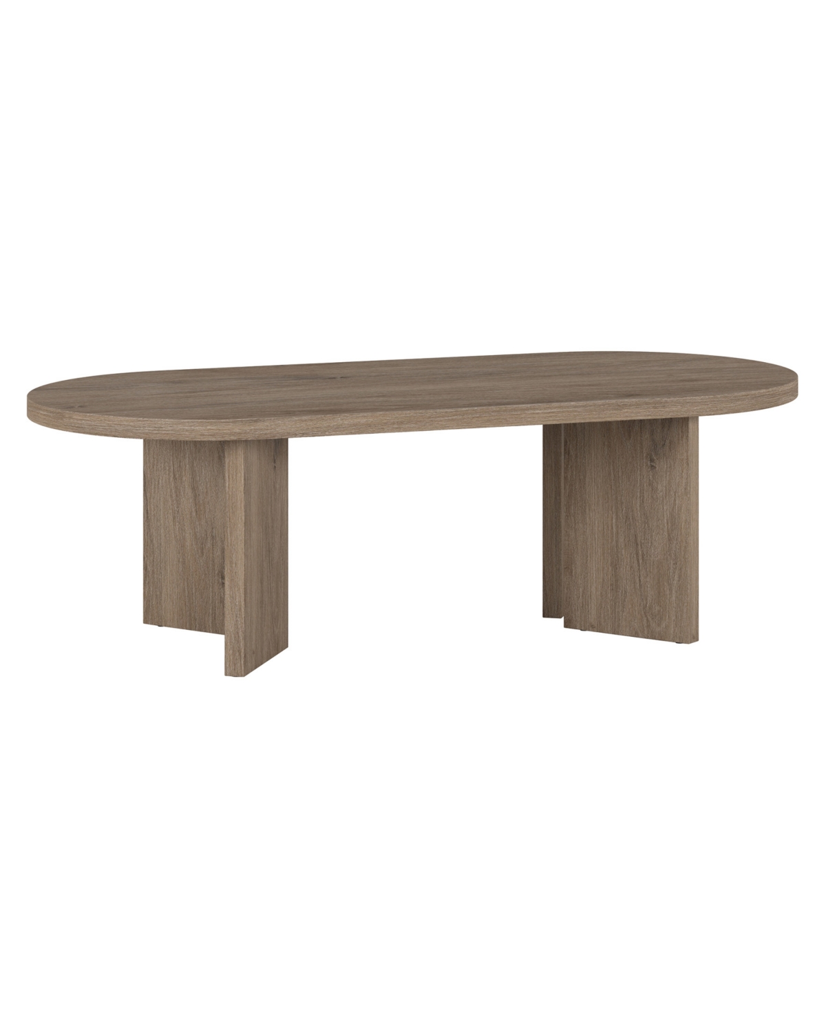 Click here for Hudson & Canal Alma 48 Wide Oval Coffee Table - An... prices