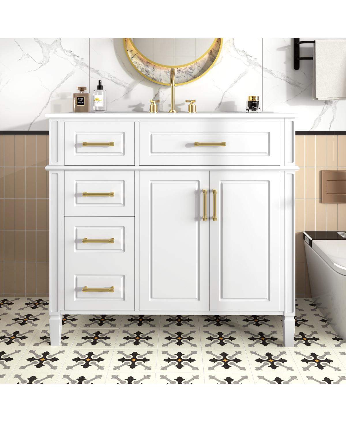 Click here for Sillysis Bathroom Vanity with Sink  Modern Cabinet... prices