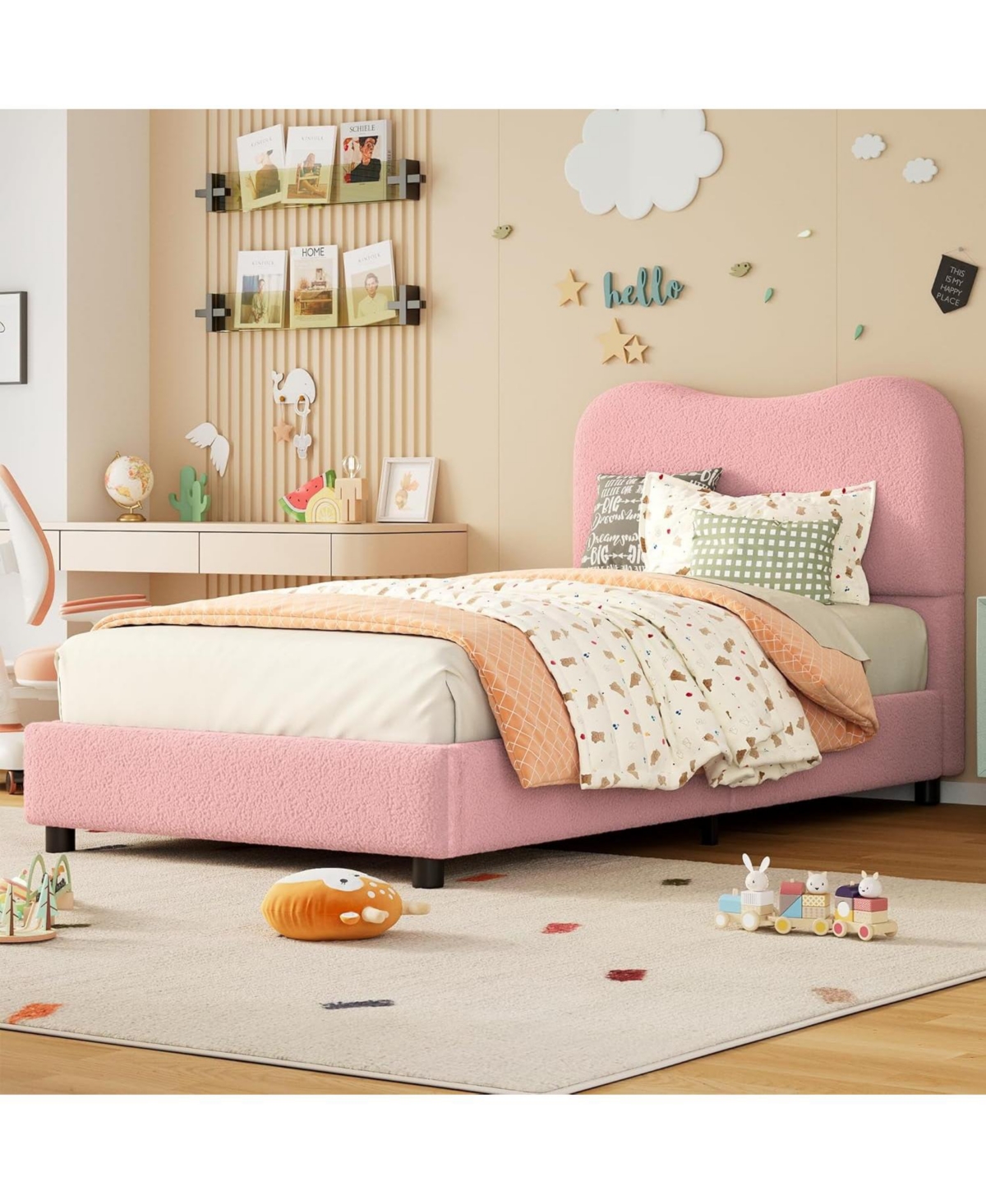 Click here for gaomon Platform Bed Metal Frame Wooden Slats Sherp... prices